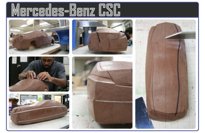 Mercedes-Benz CSC Clay Model by Aaron Sims at Coroflot.com