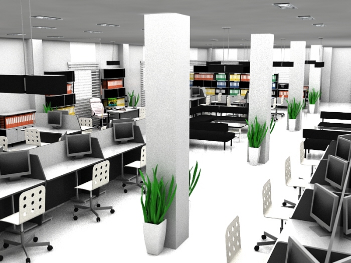 Basic Office Interior Design / Planning by Muhammad Ovais at Coroflot.com