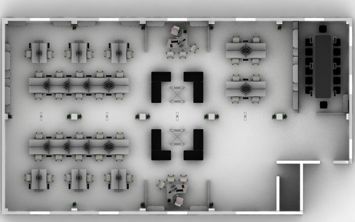 Basic Office Interior Design / Planning by Muhammad Ovais at Coroflot.com