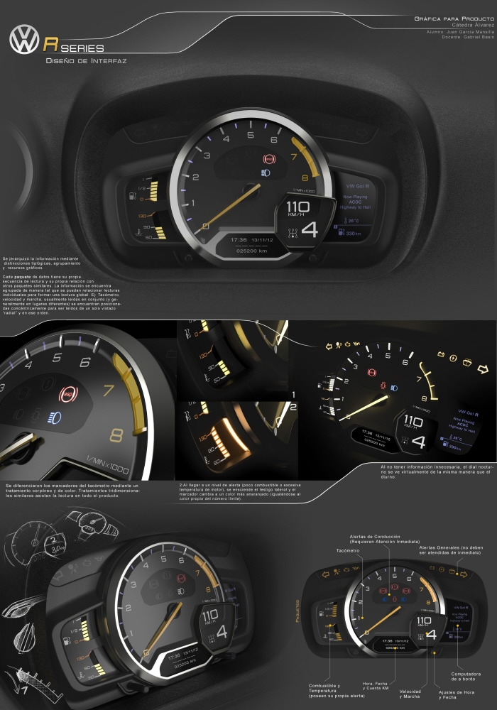 VW R Series / UI by Juan Garcia Mansilla at Coroflot.com