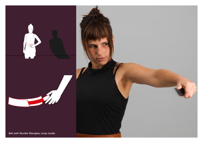 An upload by Ayelet Fishman on Coroflot: to the project Secure couture