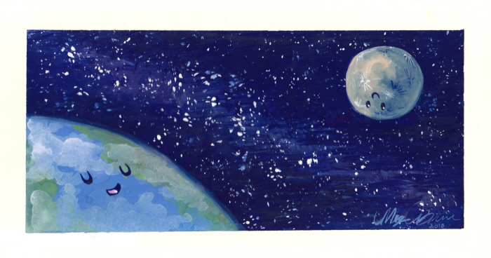 supermoon! children's book; 2013-- by Meg O'Brien at Coroflot.com