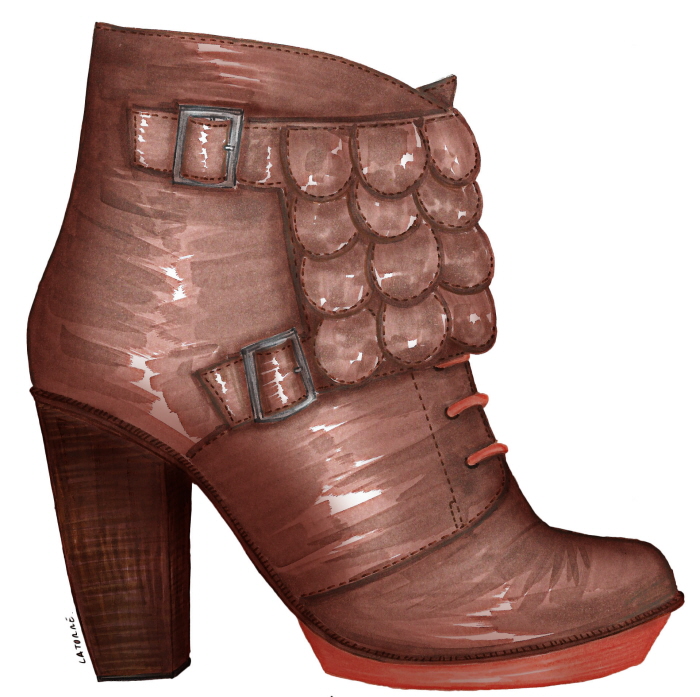 Footwear sketches / Dibujos de calzado a mano by Berta LATORRE at ...