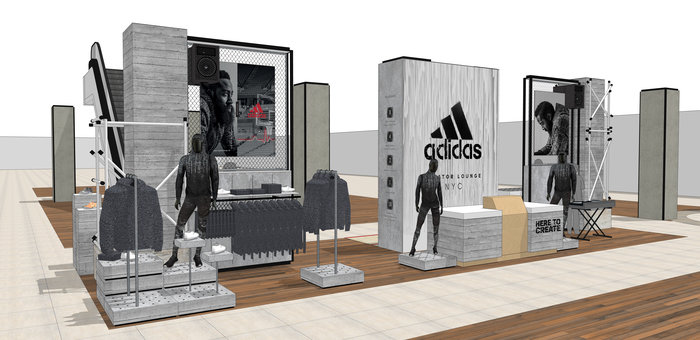 An upload by David Kelly on Coroflot: to the project Adidas Events