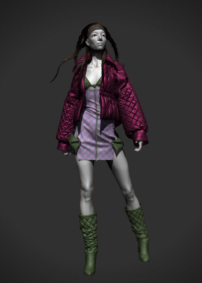 Creation of braids hair with Ornatrix, 3ds max and Zbrush by Darya ...