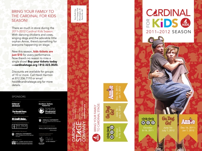 An upload by Kaye Lee Johnston on Coroflot: to the project Cardinal Stage 2011-2012