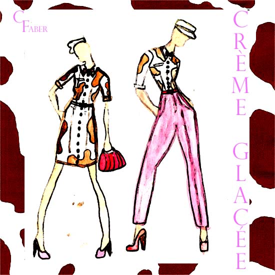 Ice cream sketches by Chelsea Faber at Coroflot.com