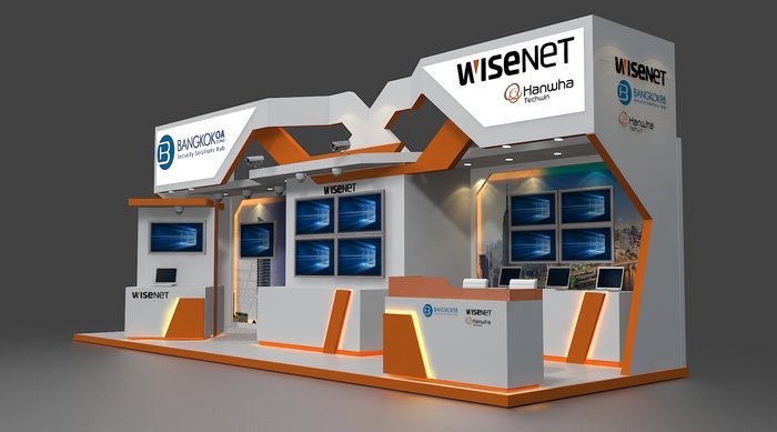 booth design 9x3 m by Arnon Wiriyavaranon at Coroflot.com