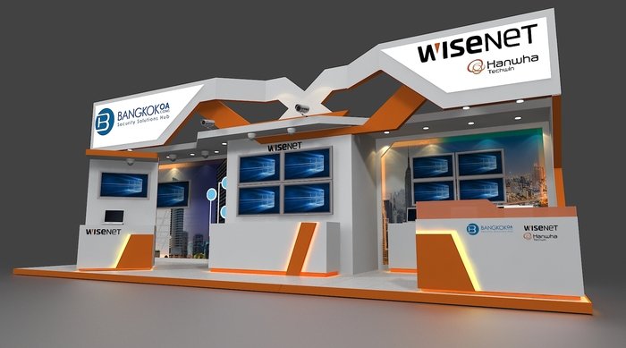 booth design 9x3 m by Arnon Wiriyavaranon at Coroflot.com