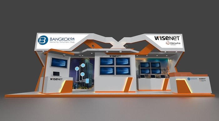 booth design 9x3 m by Arnon Wiriyavaranon at Coroflot.com