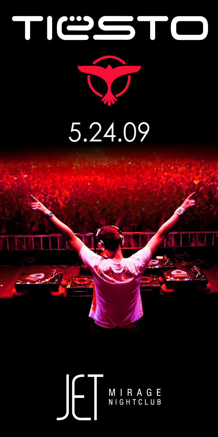 TIESTO FLYER FROM 2009 by James Godin at Coroflot.com