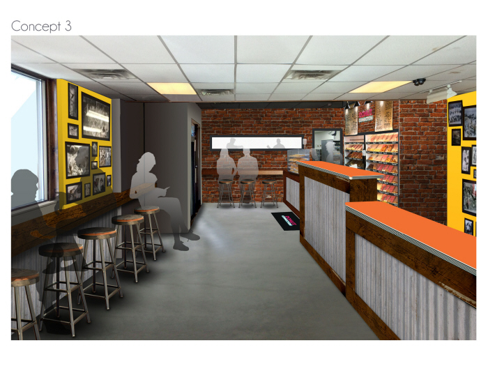 Donut shop redesign by Wallace Campbell at Coroflot.com