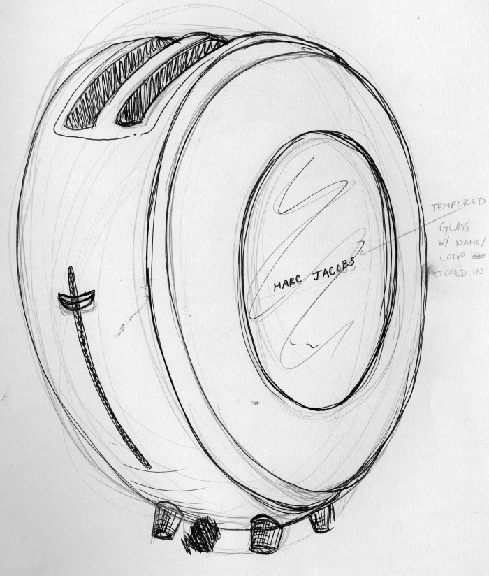 Marc Jacobs Inspired Toaster Prototype by Lisa Huish at Coroflot.com