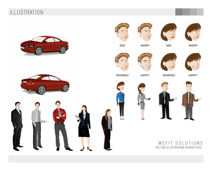 Character Illustration/ ads / vector realistic images by Jerome Roselio ...