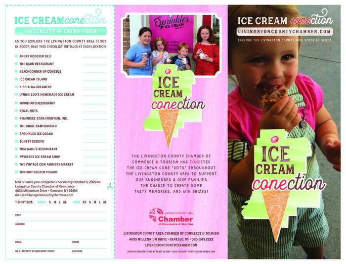 Ice Cream CONEction Trail by Tracy Clarry at Coroflot.com