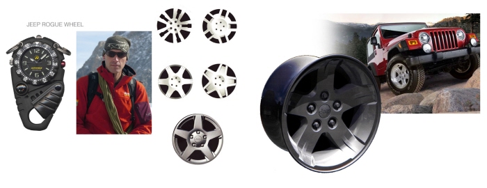 An upload by Nick Staub on Coroflot: to the project jeep wheel