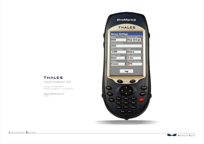 Thales_ProMark3 GIS by March Kuo at Coroflot.com