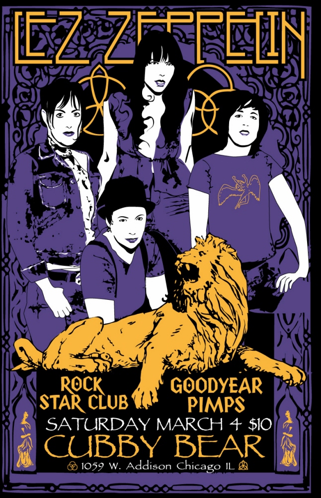 Band Posters by Justin Zucker at Coroflot.com