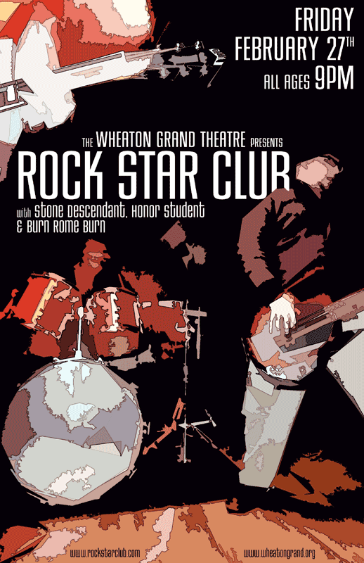 Band Posters by Justin Zucker at Coroflot.com