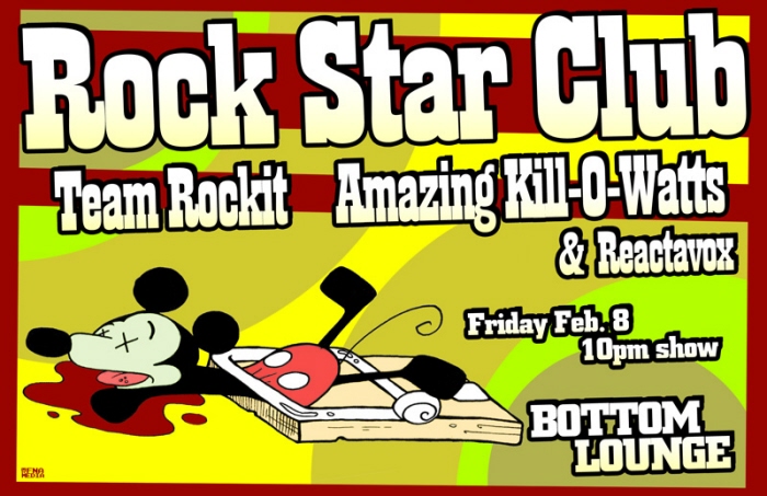 Band Posters by Justin Zucker at Coroflot.com