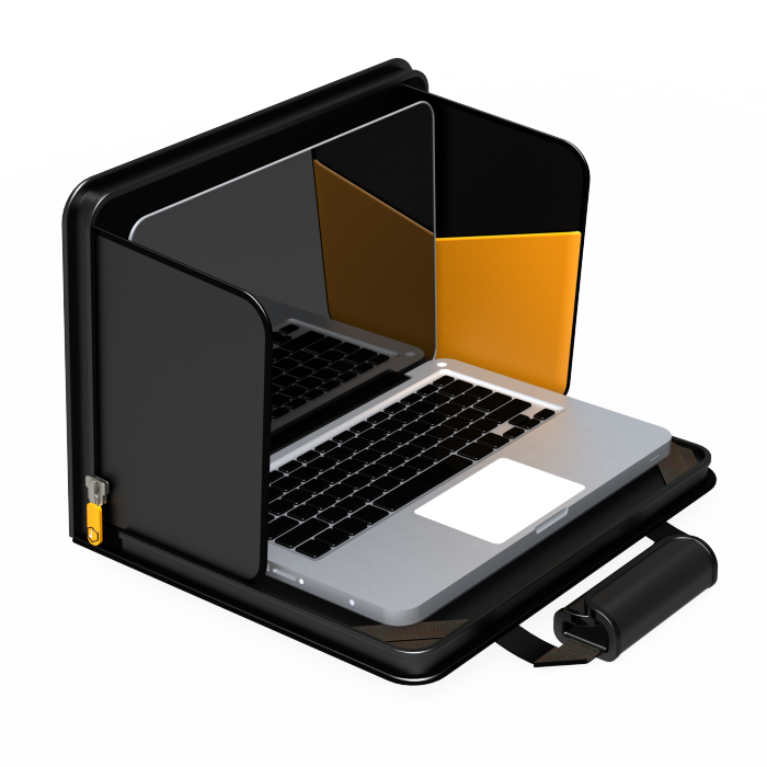 Hard and Soft Shell Laptop Case by Joseph Wagner at Coroflot.com