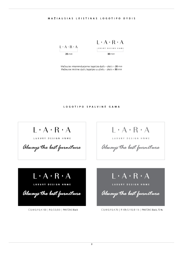 LARA logo by Ruta Švarone at Coroflot.com