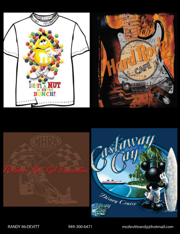 Various Art designs by Randy McDevitt at Coroflot.com