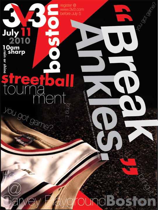 Streetball Poster Series by William Hekking at Coroflot.com