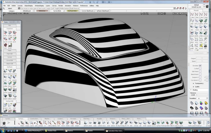 Alias Modelling by Nick Carnie at Coroflot.com