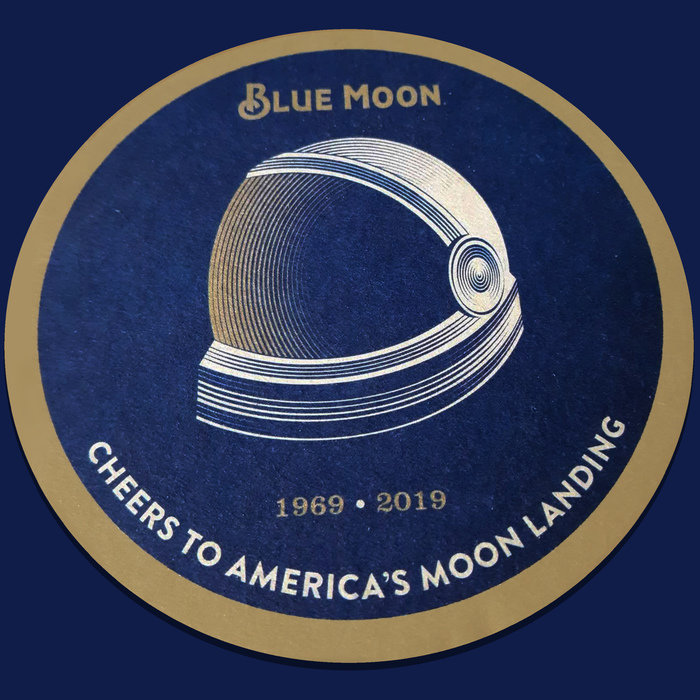 Blue Moon "Cheers to America's Moon Landing" artwork by Matt Curtis at ...