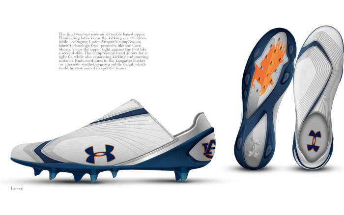 Under Armour kicker cleat by James Lee at Coroflot.com