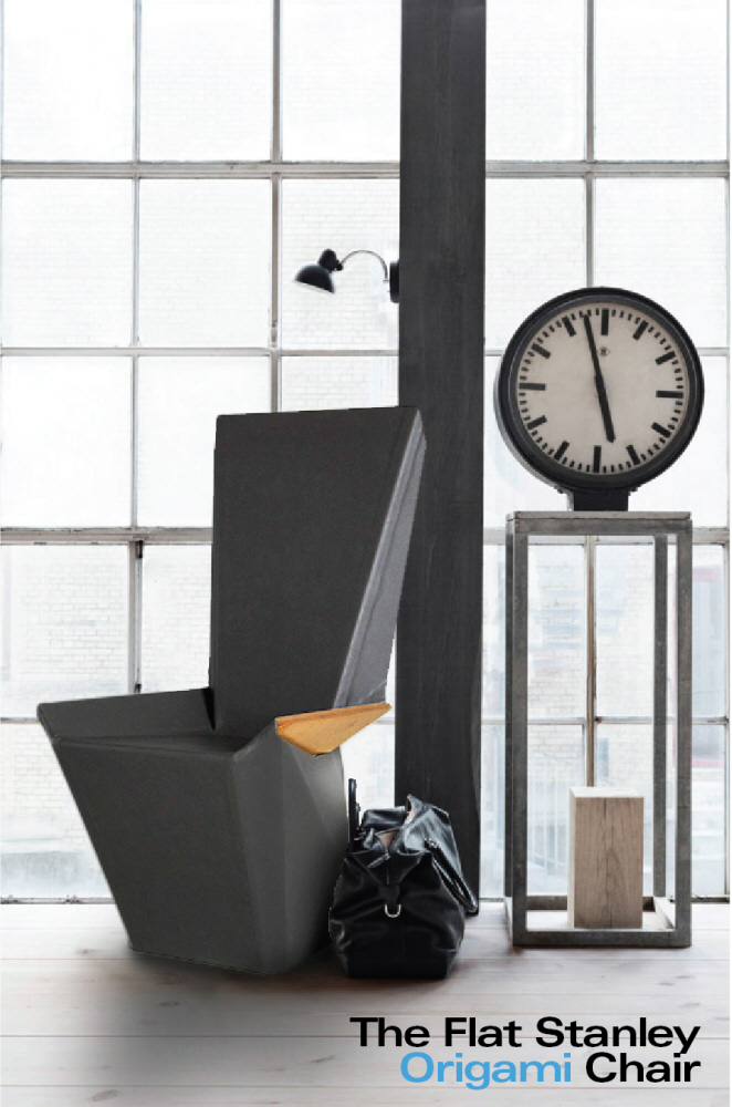 The Flat Stanley Origami Chair by Brett Mellor at Coroflot.com