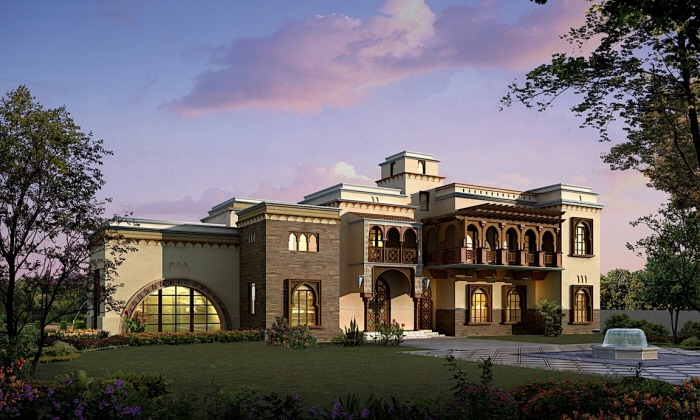 Arabic Style Villa Section 02 by dheeraj mohan at Coroflot.com