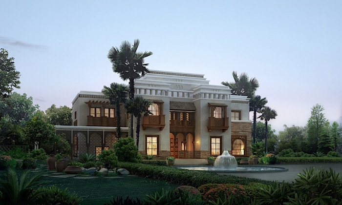Arabic Style Villa Section 02 by dheeraj mohan at Coroflot.com