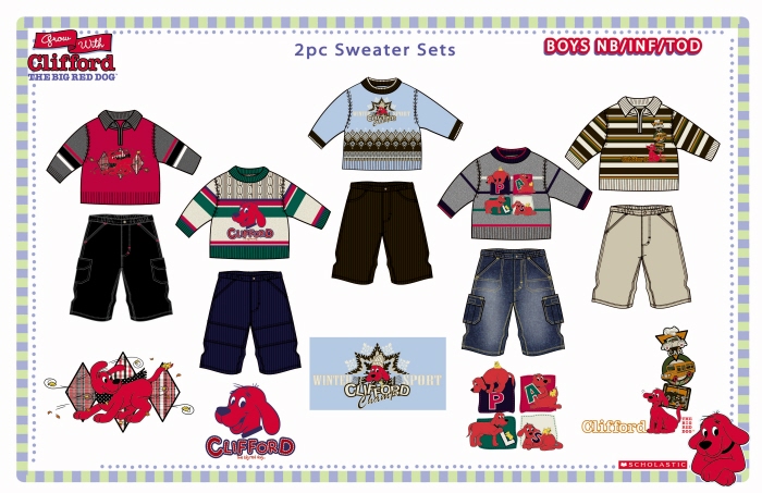 An upload by Lynda McKenzie on Coroflot: to the project Boys-Toddler Sets