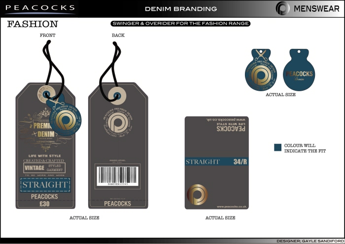 DENIM LABELS & BRANDING mens and ladies by Gayle Sandiford at Coroflot.com