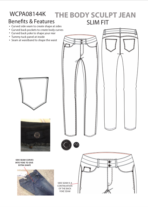 Katies core denim ranges by Gayle Sandiford at Coroflot.com