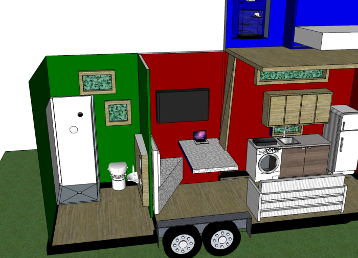 Tiny House Design (SketchUp) by Chase Bailey at Coroflot.com