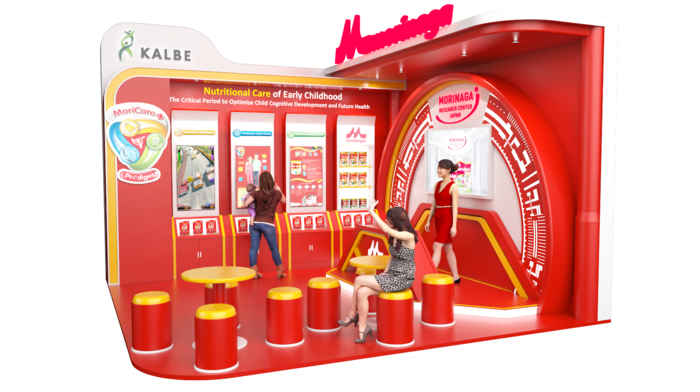 Morinaga Konika 2017 Booth Design by Hendra Susanto at Coroflot.com