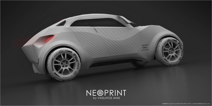 3D Printed street car by vasilatos ianis at Coroflot.com