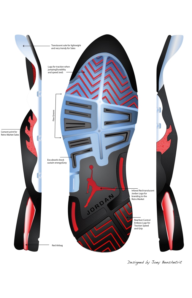 Outsole Drafting by Joey Benshetrit at Coroflot.com