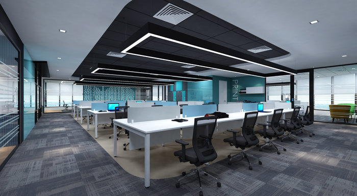 Virtual office design by Noor Farah at Coroflot.com