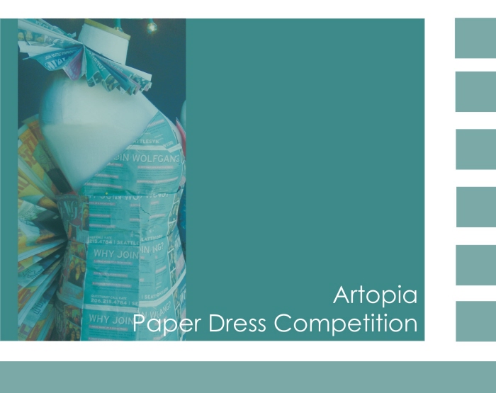 Artopia Paper Dress Competition by Megan Locatelli at Coroflot.com