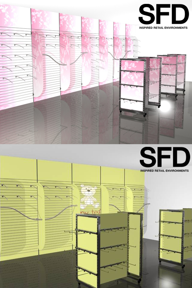 Retail Display Design by Aaron Muller at Coroflot.com