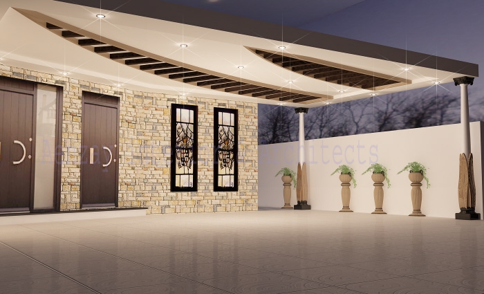 Car Porch False Ceiling Designs | Shelly Lighting