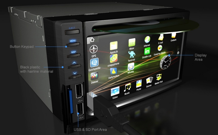 2010-Car AVN System Concept by JUEN BANG LAI at Coroflot.com