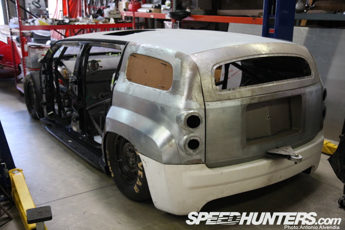 2005 S0-Cal Speed Shop HHR Land speed racing car by Alberto Hernandez ...