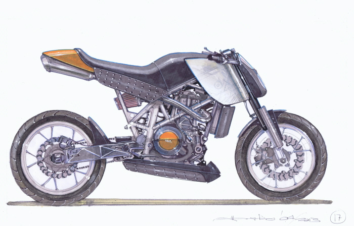 2013-2014 DSvDesign - KTM Concept motorcycle by Alberto Hernandez ...
