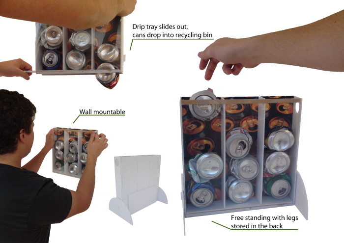 Beer Can Recycling Project by Tommy Donovan at Coroflot.com