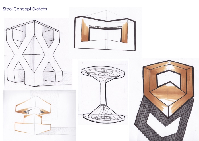 An upload by Tom Osborne on Coroflot: to the project Stool Concept
